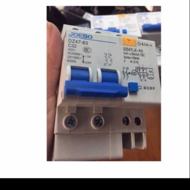 APTOMAT Chống giật 2 pha DZ 47-63 | Shopee Việt Nam