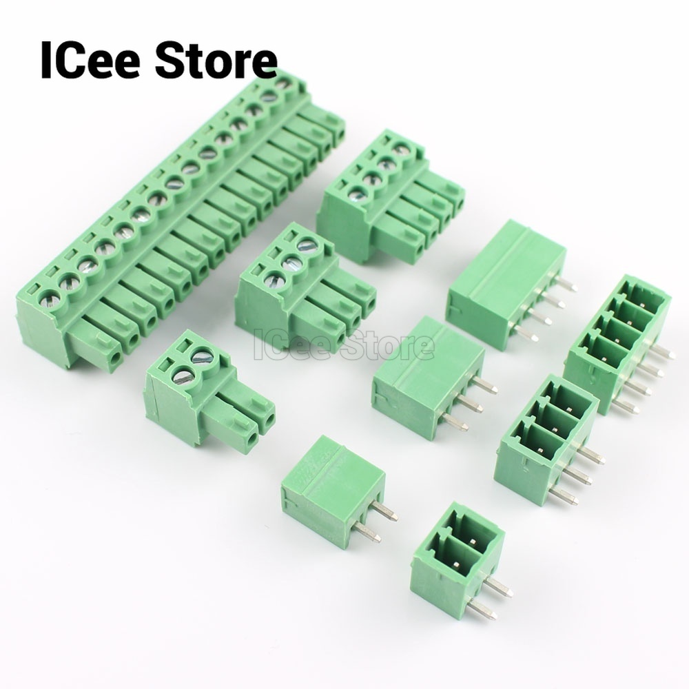 Set 5 Cặp Đầu Nối Phích Cắm 15EDG 3.81mm KF2EDG PCB 2P 3P 4P 5P 6P Chuyên Dụng | Shopee Việt Nam