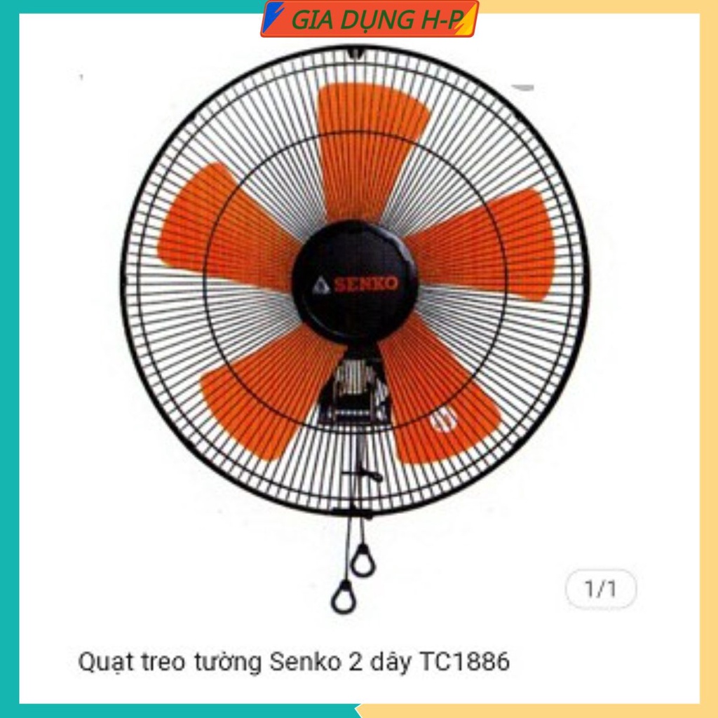 Quạt Treo Tường 2 Dây Công Nghiệp Senko TC1886 Cam Kết Chính Hãng Bảo ...