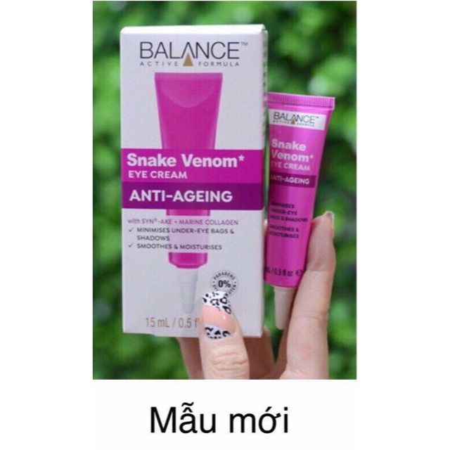 KEM MẮT BALANCE ACTIVE FORMULA SNAKE VENOM EYE CREAM | Shopee Việt Nam