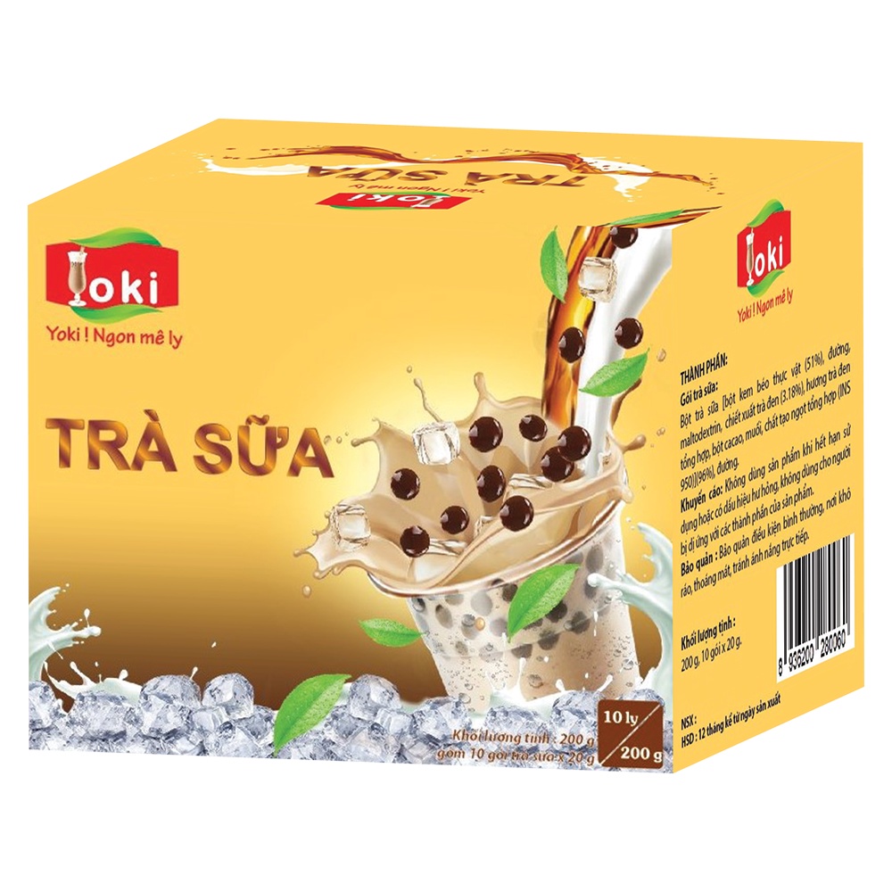 Trà sữa Yoki hương vị truyền thống 200g (10*20g) | Shopee Việt Nam