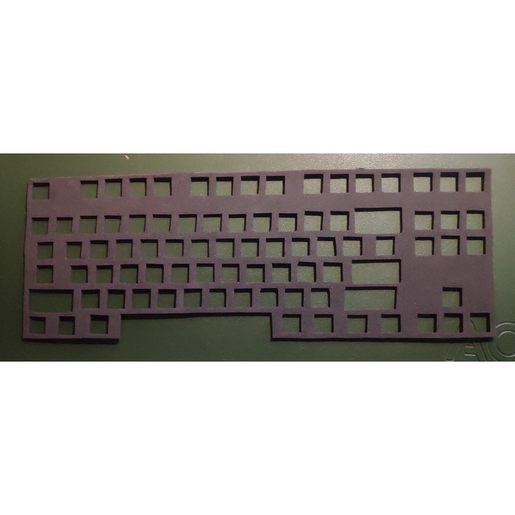 foam plate pcb đen/trắng , foam lót case đáy cao su non cho các layout ...