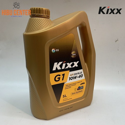 Dầu Nhớt Bán Tổng Hợp KIXX Semi Synthetic G1 API SN Plus 10W40 5L Động ...