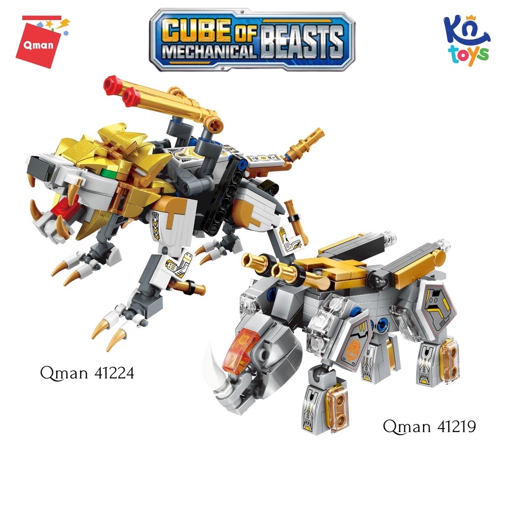 Đồ chơi lắp ráp, xếp hình Qman – Robot mãnh thú biến hình Cube of Mechanical Beasts | Shopee ...