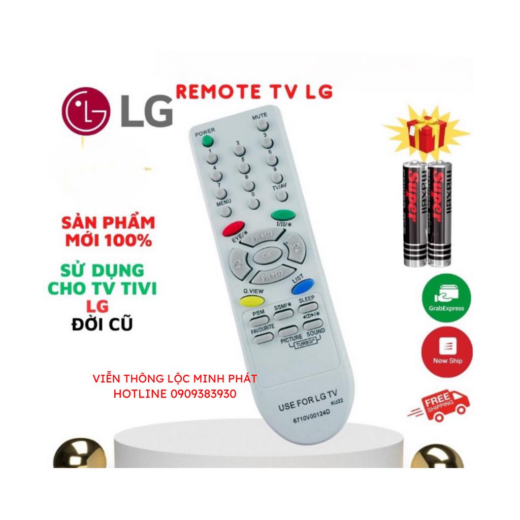 Remote điều khiển tivi LG đời trước, điều khiển TV LG các dòng đời cũ CRT màn hình lồi - Tặng ...