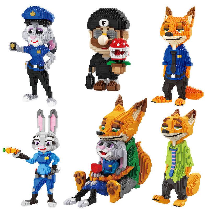 Đồ Chơi Lego Lắp Ráp Zootopia Judy Nick Hình Vịt Stitch Cinnamon Dog ...