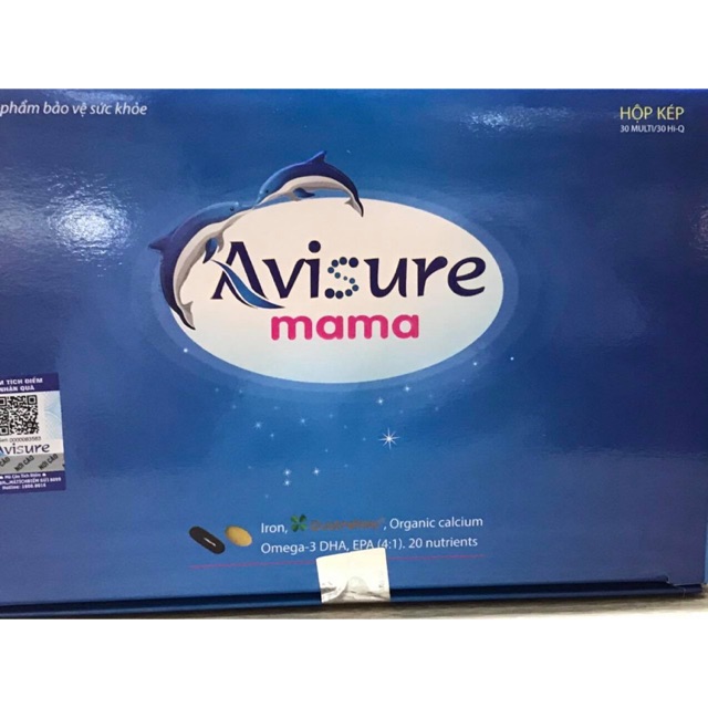 CHÍNH HÃNG VIÊN UỐNG BỔ SUNG SẮT-CALCI AVISURE MAMA | Shopee Việt Nam