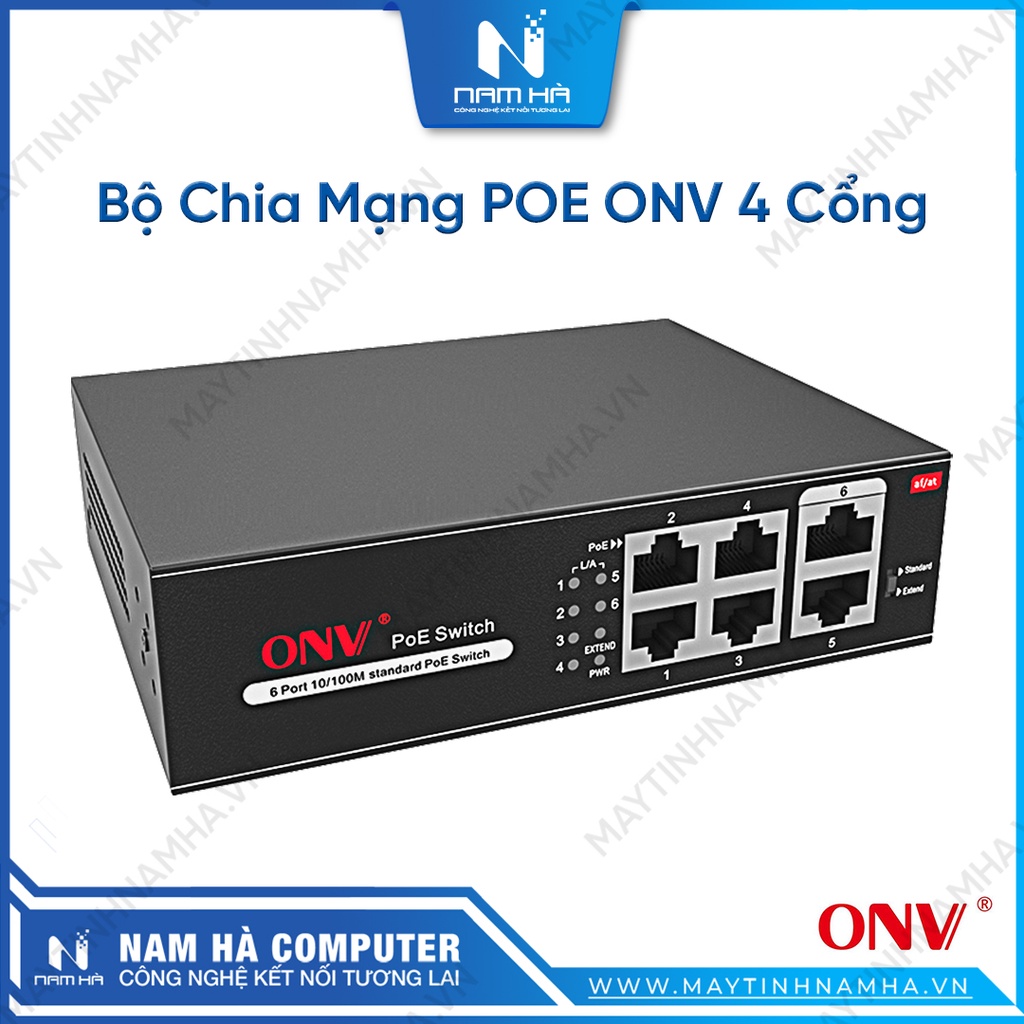 Switch POE ONV 4 Cổng POE + 2 Cổng Uplink - Hàng Chính Hãng Bảo Hành 24 ...