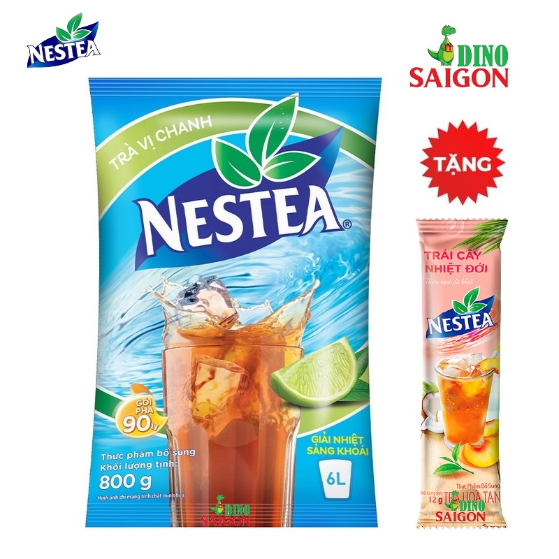[Mua 1 Tặng 1] Trà NESTEA dạng bịch các vị Chanh, Vải, Đào và Trà sữa ...