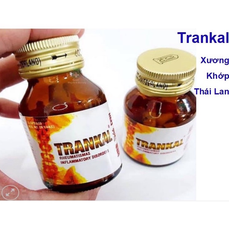 Trankal Xương Khớp Thái Lan ( Loại Chai Sành 30v Có Tem). | Shopee Việt Nam