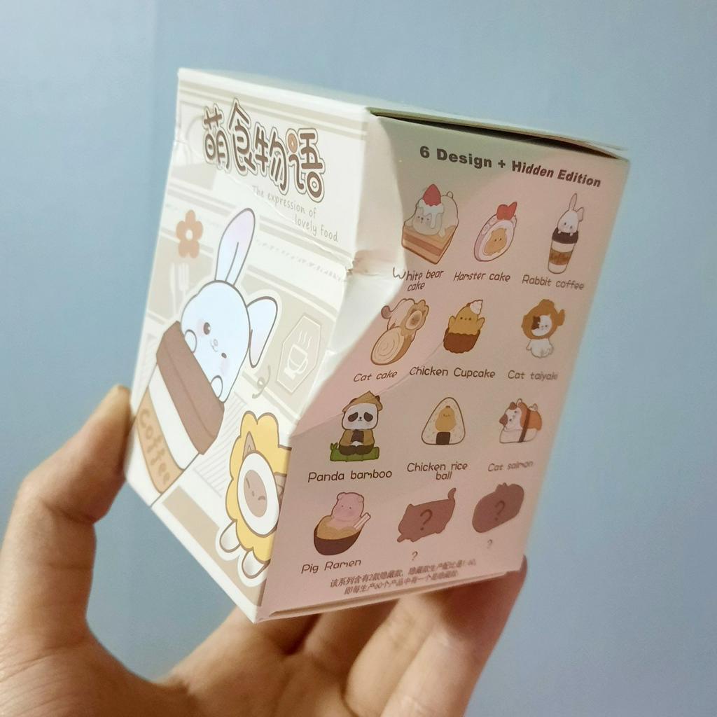 Blindbox The expression of lovely food - Mô hình trang trí góc học tập ...