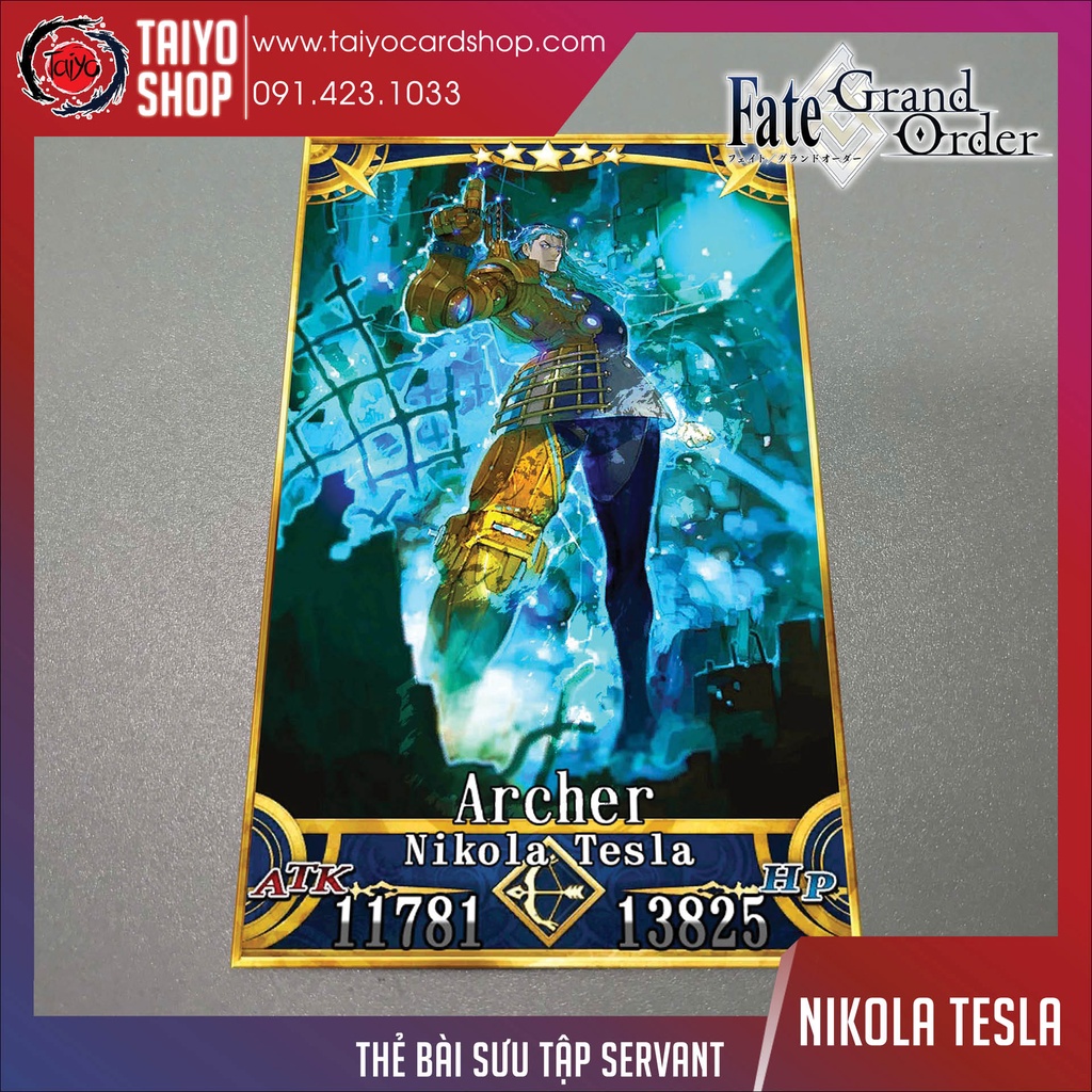 Thẻ bài custom card bánh xốp anime Fate/Grand Order FGO để sưu tầm tự ...