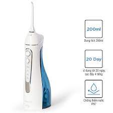 Máy tăm nước không dây LocknLock ENR156BLU Cordless Oral Irrigator ...