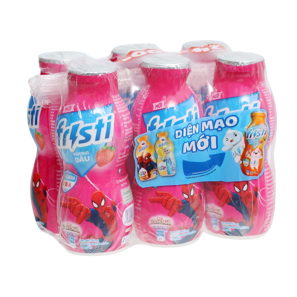 SỮA CHUA UỐNG FRISTI các loại vỉ 6 CHAI 80ML | Shopee Việt Nam