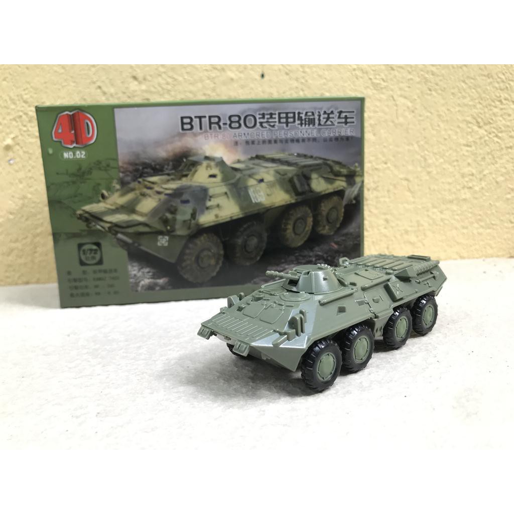 Mô hình quân sự xe Bọc thép PTR-80 (Lắp ráp) 1:72 | Shopee Việt Nam