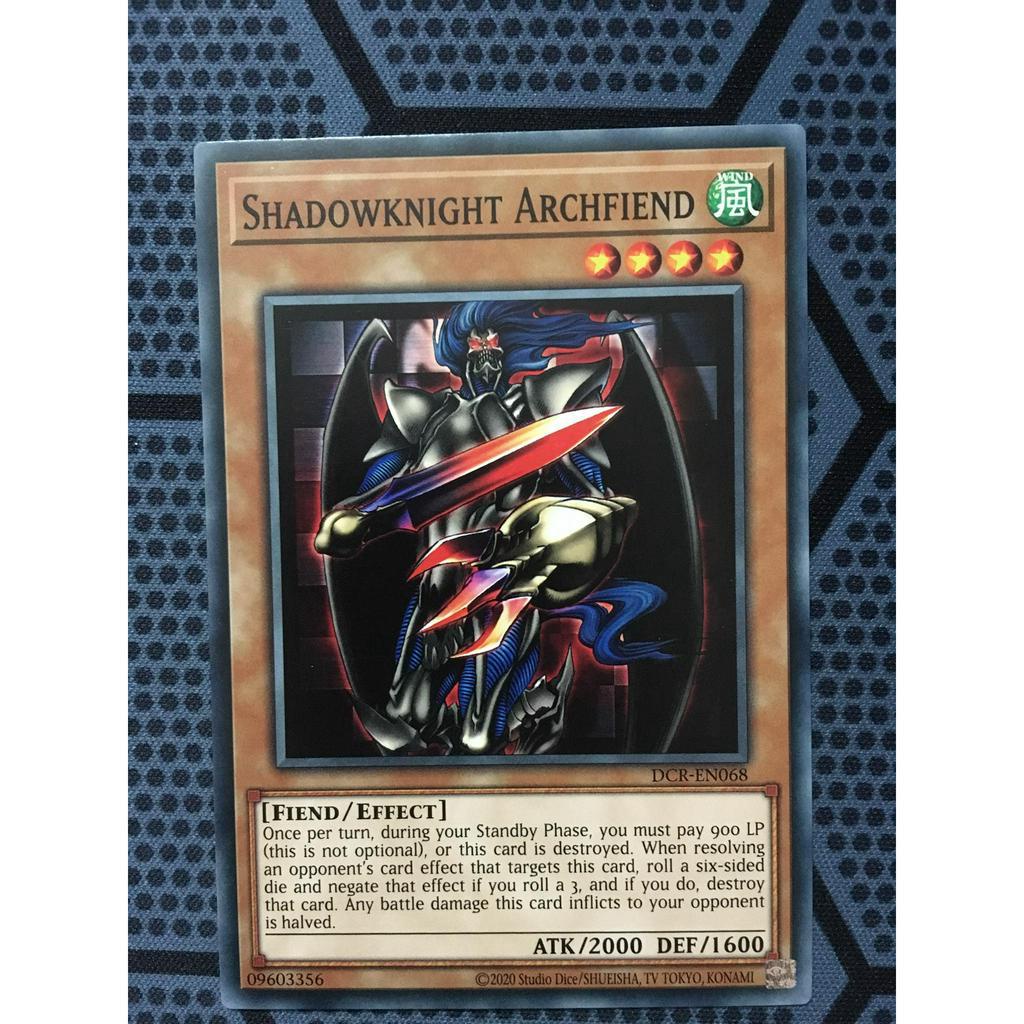 Bài yugioh thời đầu duel monster - Shadowknight Archfiend - DCR-EN068 ...