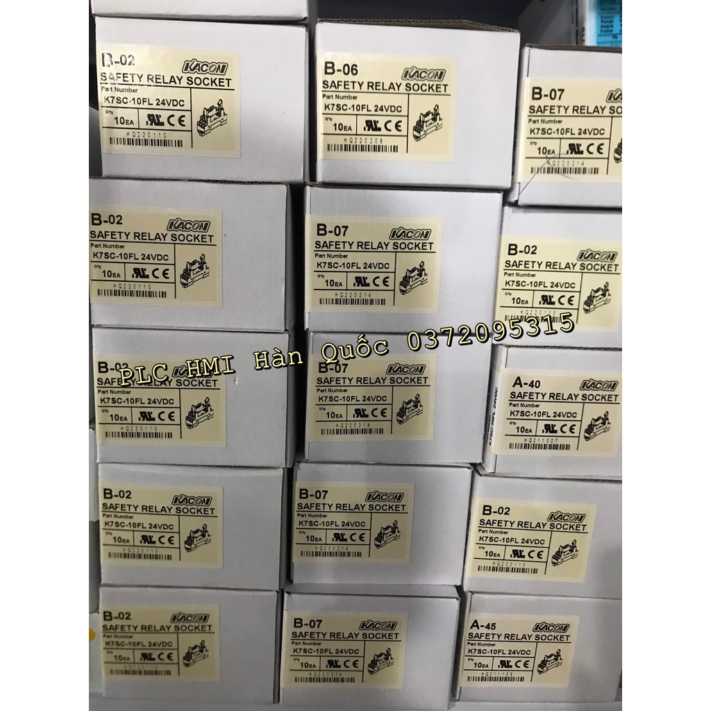SOCKET ĐẾ RƠ LE KACON K7SC-10FL-24VDC | Shopee Việt Nam