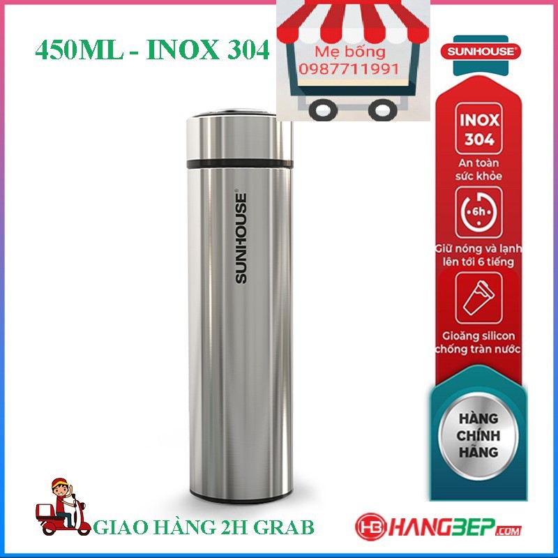 Bình giữ nhiệt sunhouse 450l(Bảo Hành Chính Hãng 12T), Bình nước ...