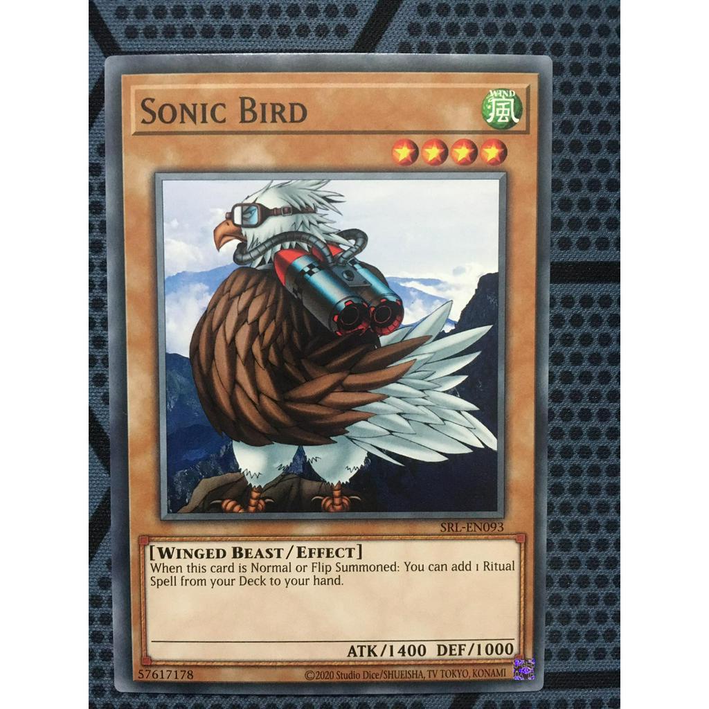 Bài yugioh thời đầu duel monster - Sonic Bird - SRL-EN093 - Common ...