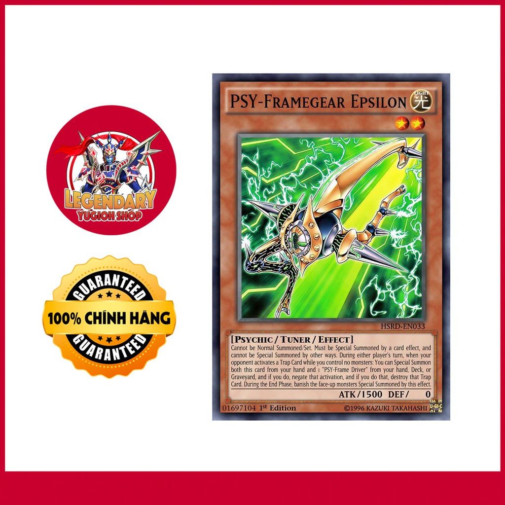 [JP][Thẻ Bài Yugioh Chính Hãng] PSY-Framegear Epsilon | Shopee Việt Nam