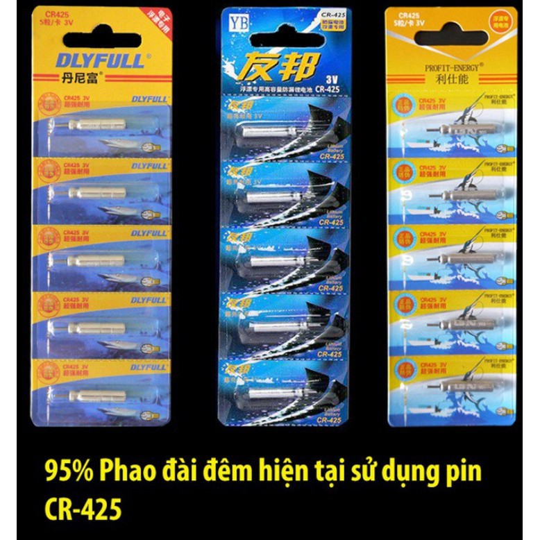 Pin Điện Tử CR-425 [ Vỉ 5 quả ] Chuyên lắp phao câu đài câu đêm PIN-CR-425 | Shopee Việt Nam