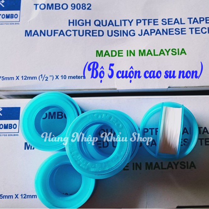 Combo 5 cuộn cao su non (băng tan) Tombo 9082 Malaysia | Shopee Việt Nam