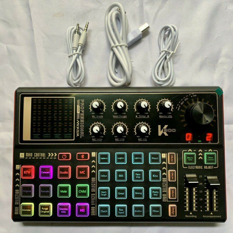 Sound Card Livestream K300 Thu âm, Karaoke Livestream FB, Bigo live ...