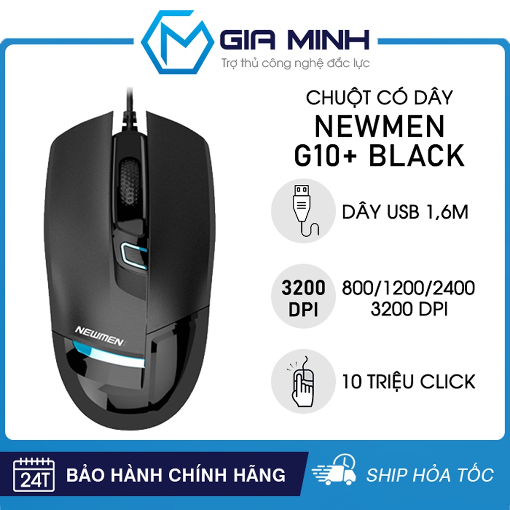 Chuột Máy Tính Chơi Game Có Dây Newmen G10+ DPI 3200 Switch Kaith - Bảo ...
