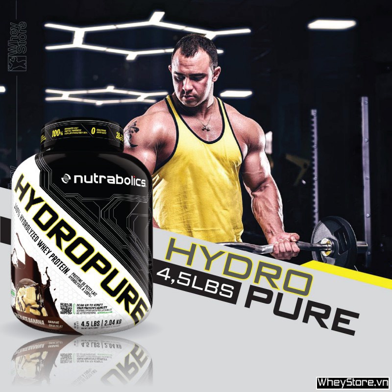Whey Protein HydroPure Nutrabonics 100% Thủy Phân Tăng Cơ Giảm Mỡ Hộp 2 ...