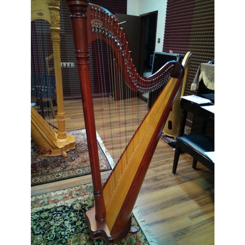 (HÀNG NHẬP KHẨU) ĐÀN HARP SALVI ANA 40 DÂY CHERRY COLOR THANH LÝ CHẤT ...