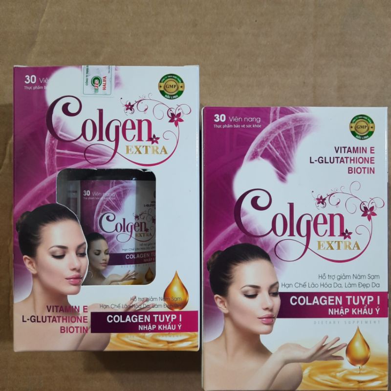 Viên uống Collagen Glutathion - COLGEN EXTRA giảm thâm nám, sạm da- Hộp ...