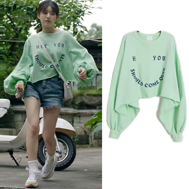 ÁO CROTOP TAY DÀI (TRIỆU LỘ TƯ) TRONG PHIM VÔ TÌNH NHẶT ĐƯỢC TỔNG TÀI ...