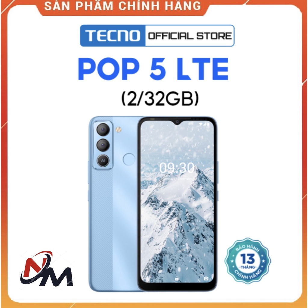 Điện Thoại Tecno Pop 5 Lite (2GB/32GB) - Hàng Chính Hãng | Shopee Việt Nam