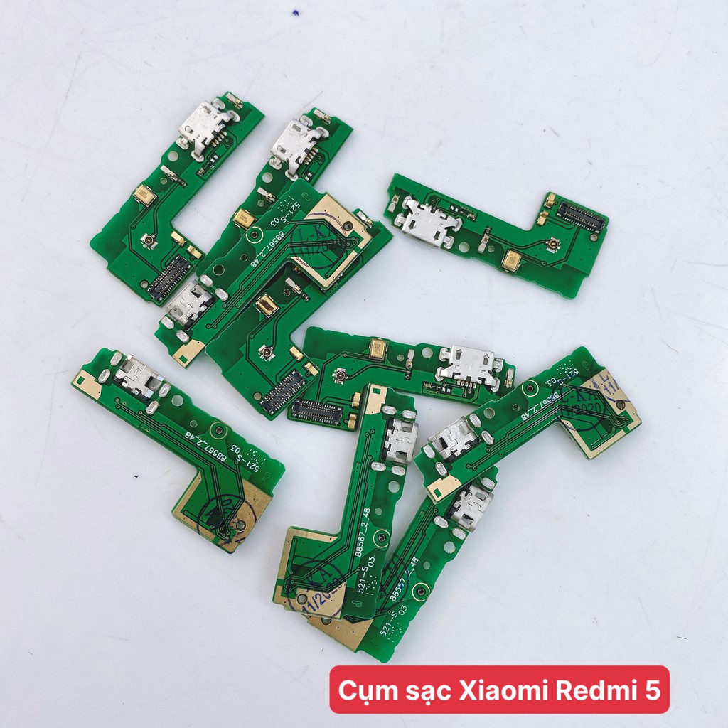 Cụm chân sạc Xiaomi Redmi 5 (có mic) mạch sạc linh kiện loại tốt, bảo ...