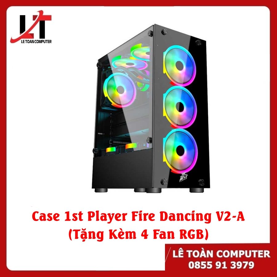 Case 1st Player Fire Dancing V2-A (Tặng Kèm 4 Fan RGB) - Hàng Chính ...