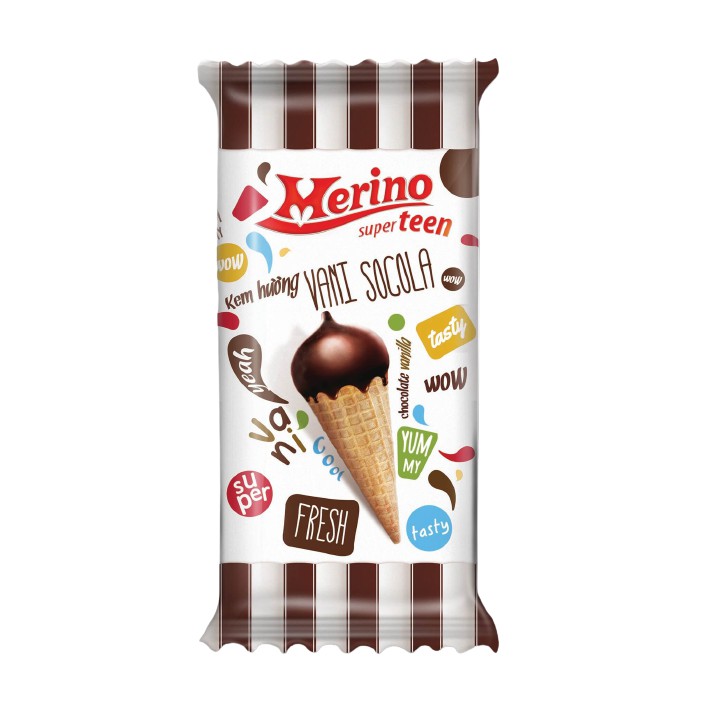 SET 10 CÂY - Kem Ốc Quế Merino Super Teen Vani | Shopee Việt Nam