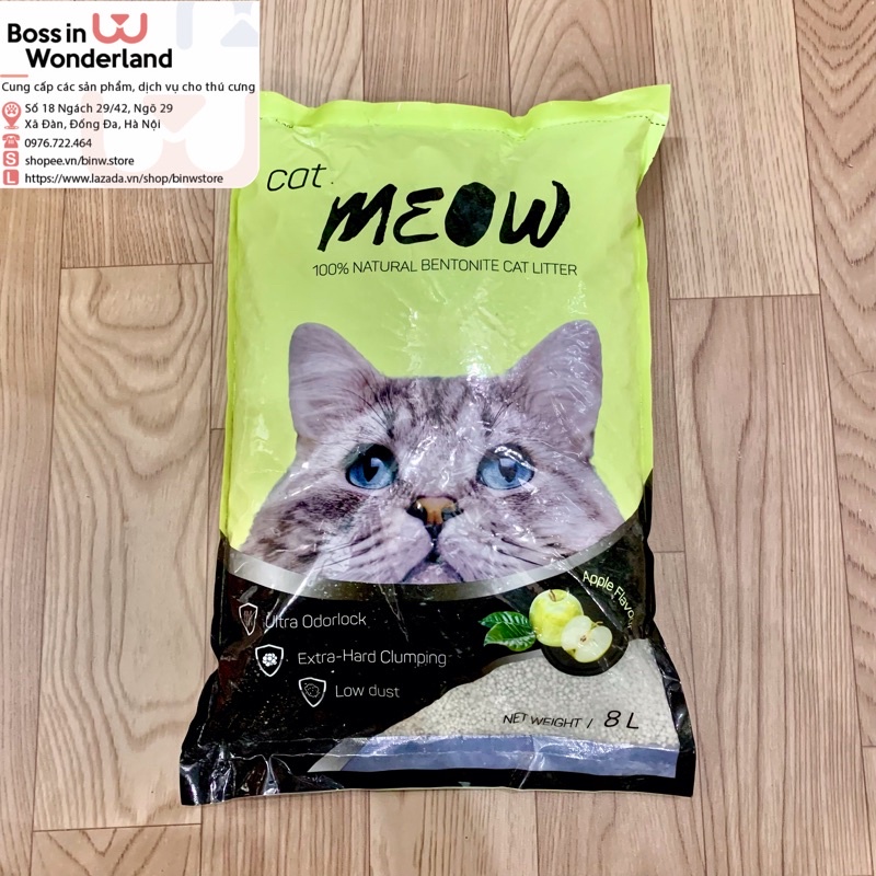 Cát vệ sinh cho mèo cat MEOW siêu vón hút | Shopee Việt Nam