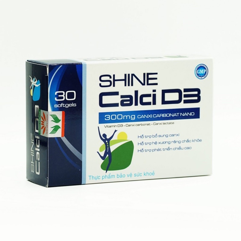 Shine Calci D3- viên uống bổ sung canxi | Shopee Việt Nam
