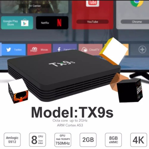 Android TV Box Ram 2GB Rom 8GB Chip S912 CPU 8 Nhân - TX9S 2+8G ...