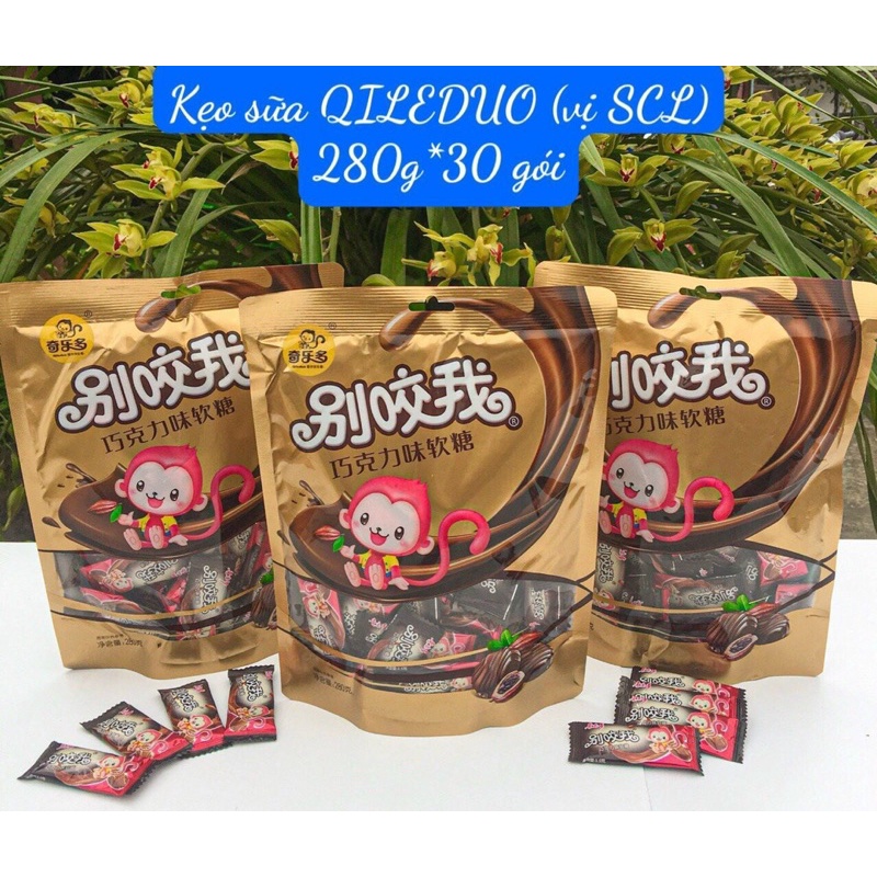 Kẹo socola dẻo 1 gói 280g (70 cái) | Shopee Việt Nam