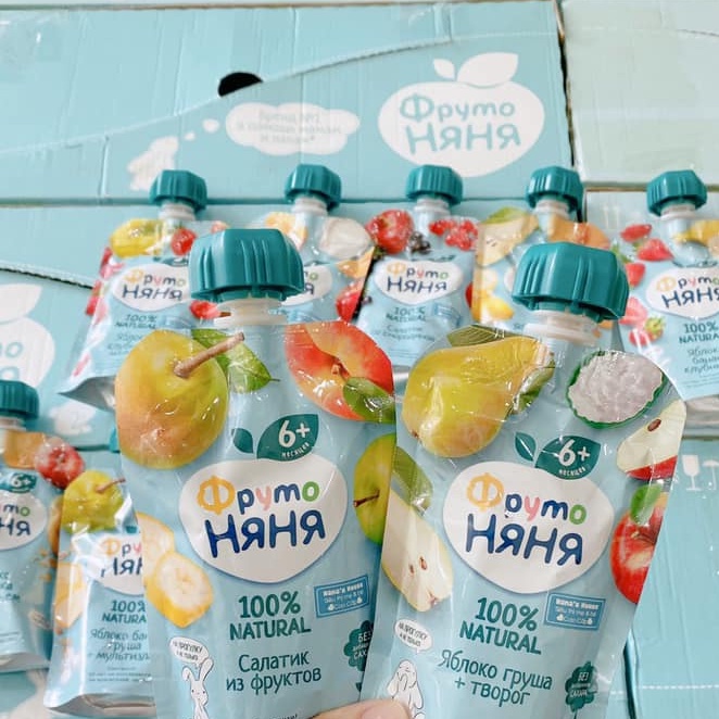 Hoa quả nghiền Fruto Nga– 90g/130g (6m+) | Shopee Việt Nam