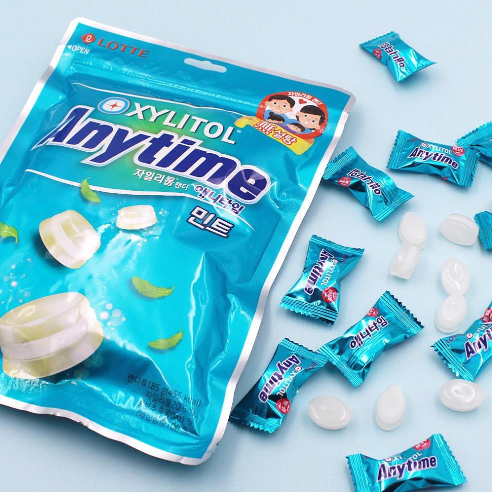Kẹo Lotte Xylitol Anytime Bạc Hà Gói 92g | Shopee Việt Nam