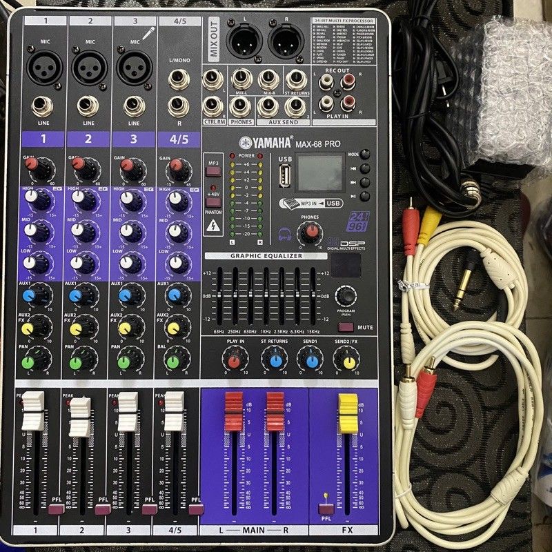 Mixer Max 68 pro, Bluetooth, Revert hát hay, âm thanh mềm mại, karaoke ...