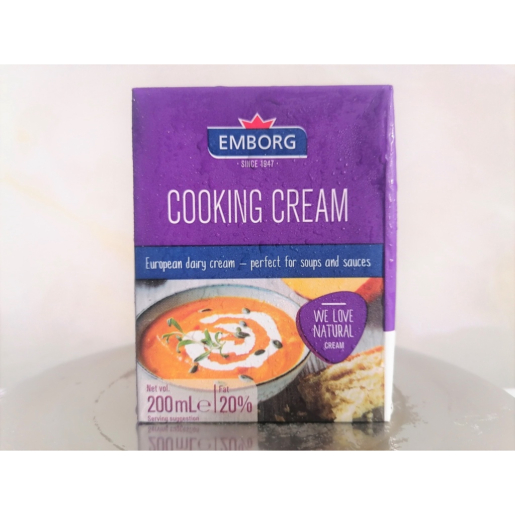 [200ml] KEM SỮA NẤU ĂN (chế biến xốt pasta, mì Ý, súp kem sữa) [Denmark ...