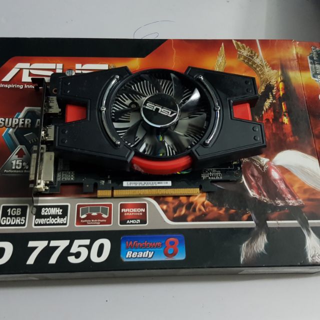 CARD MAN HINH ASUS HD 7750 1GB D5 FUL BOX | Shopee Việt Nam