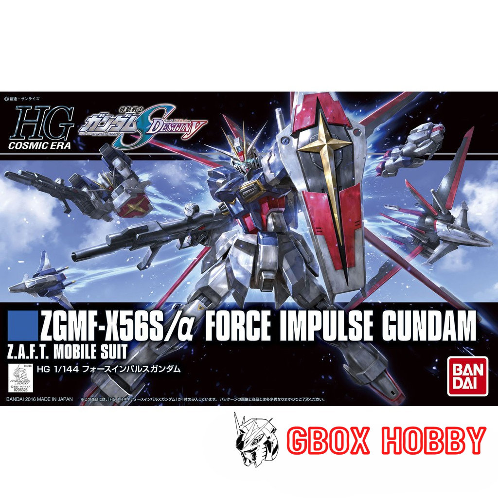 Gundam HG Force Impulse Bandai HGCE Seed Destiny Mô hình nhựa lắp ráp 1 ...