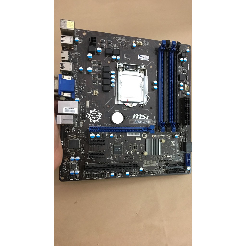 Mainboard Msi B85 4 khe ram ddr3 B85M-E45 | Shopee Việt Nam