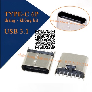 Cổng USB TYPE-C 16P - đầu usb 16 chân - cổng cắm USB-3.1 SMD 16P type-c ...