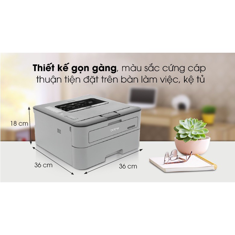 Máy in Brother HL-L2321D Lazer đen trắng chính hãng - BH 12 THÁNG L2321D | Shopee Việt Nam