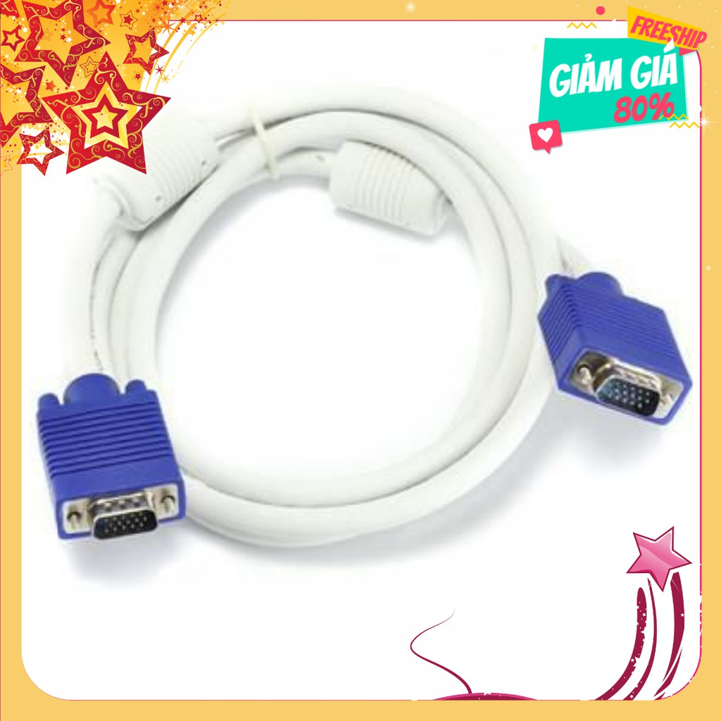 Dây VGA 1,5M TRẮNG | Shopee Việt Nam